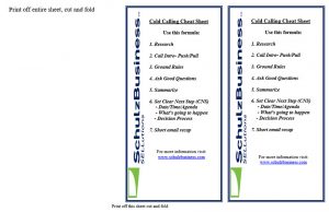 Cold Calling | Schulz Business